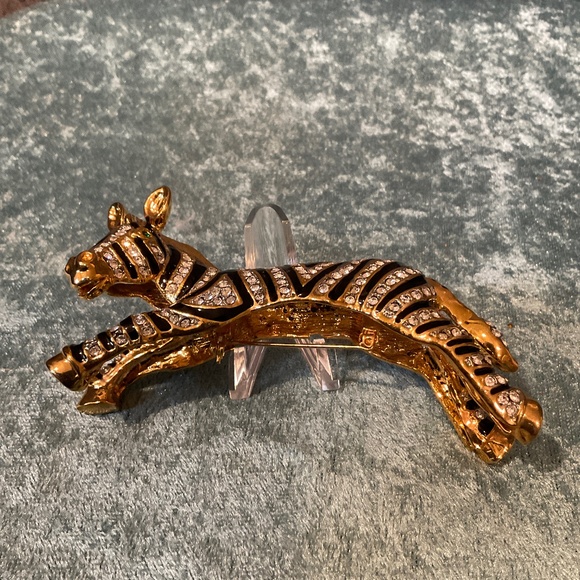 No Brand | Jewelry | Vintage Africa Inspired Large Zebra Curved ...